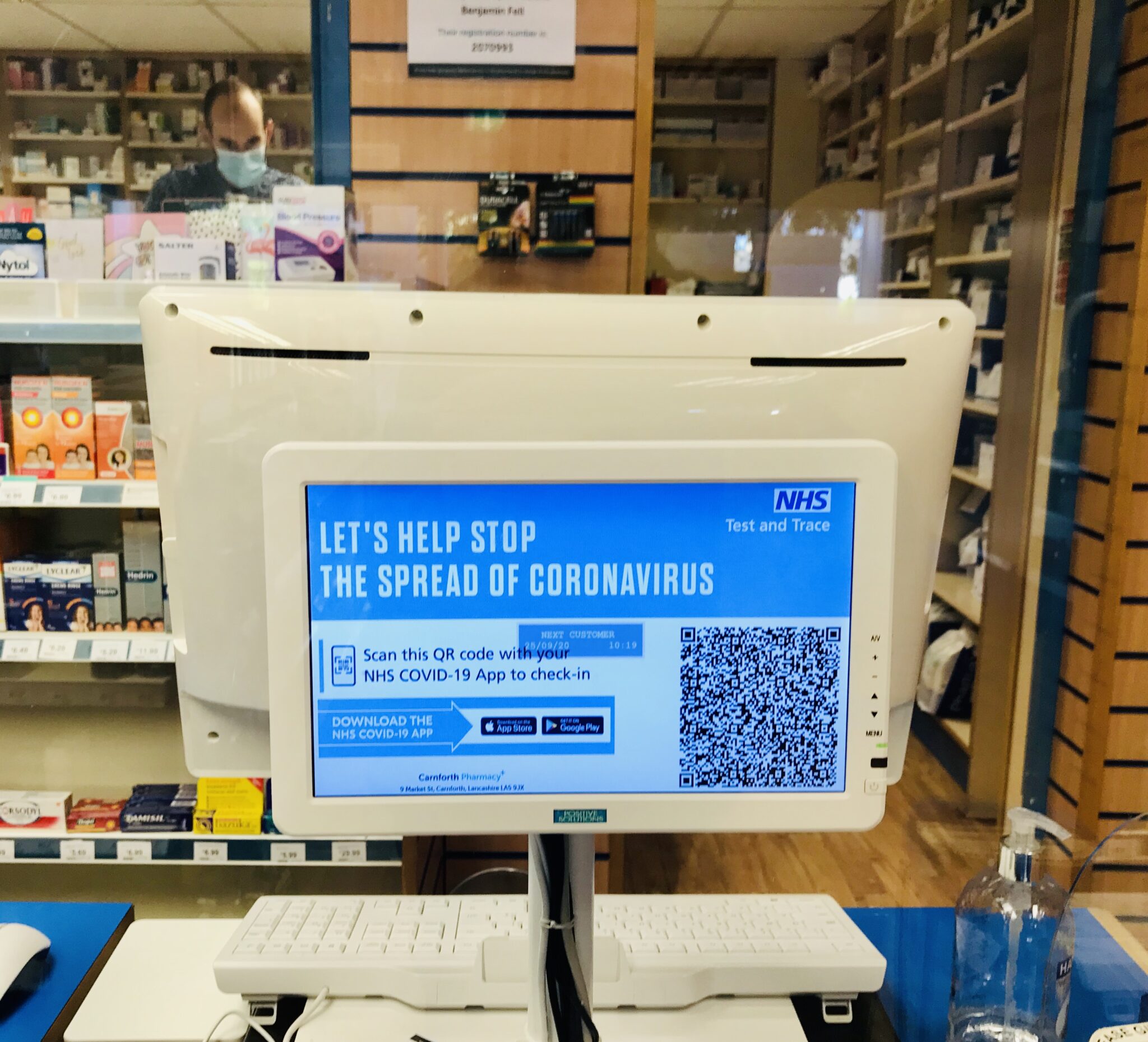 Have you heard about the NHS COVID Track and Trace QR code? – Carnforth ...